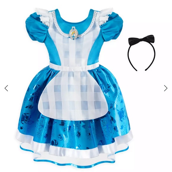 Disney | Costumes | Disney Alice Costume For Girls Alice In Wonderland ...